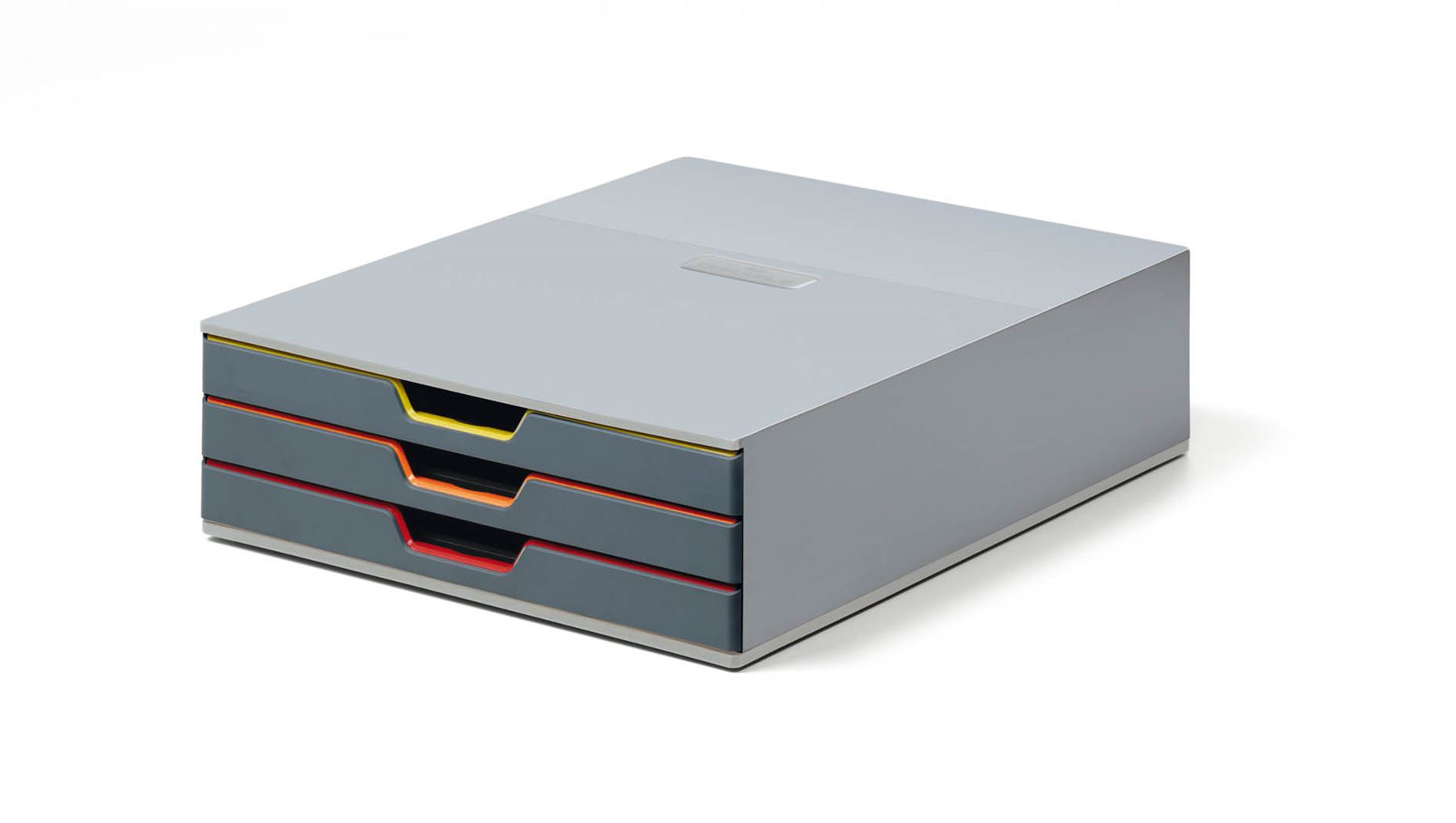 Durable VARICOLOR Desktop Organizer 3 Drawer Color Coded Modular ...